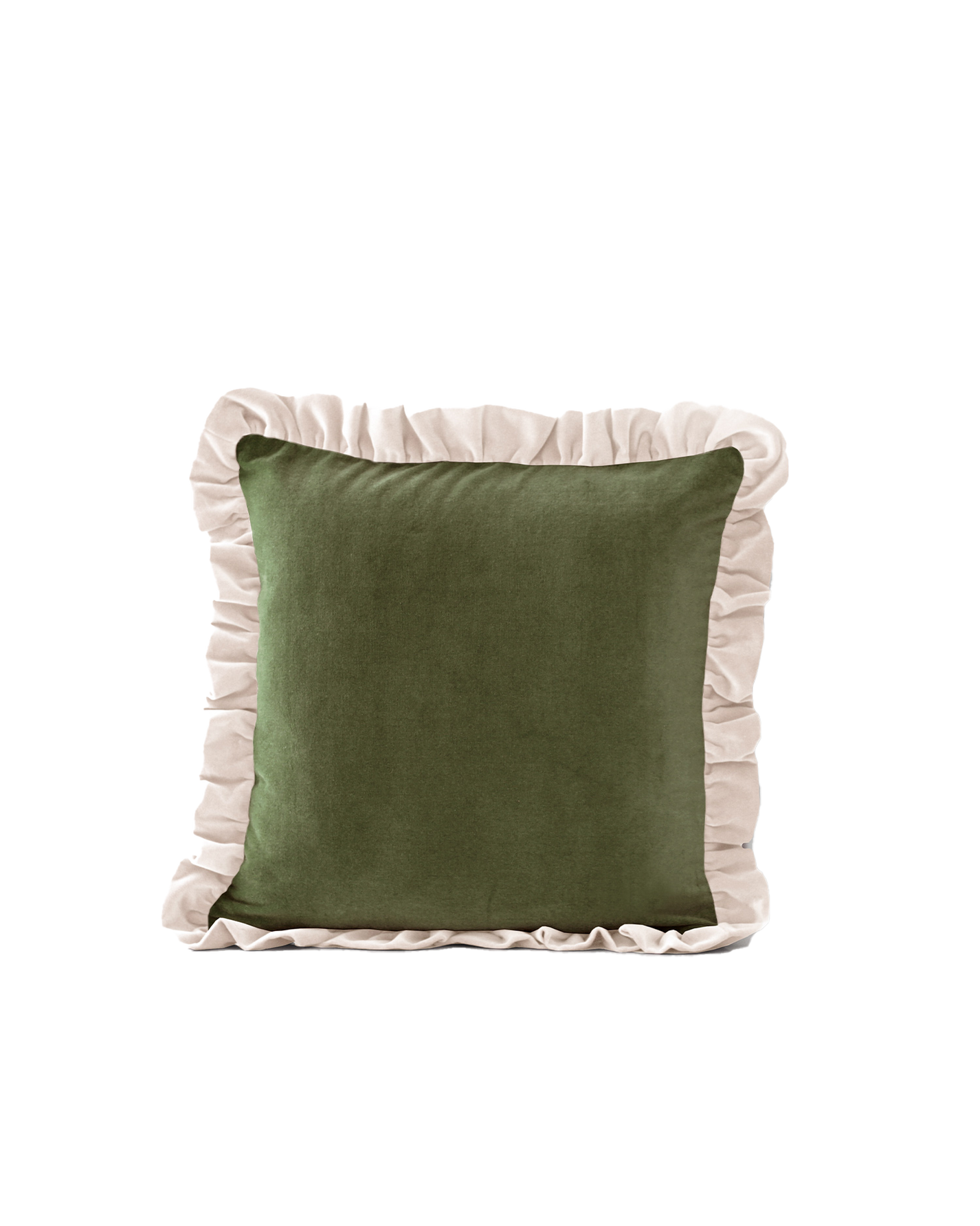 Jasper Velvet Handmade Luxury Ruffled Cushion – OPALA